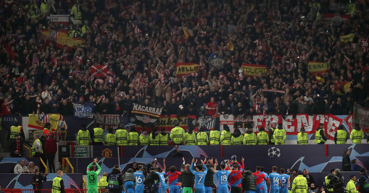 La UEFA ordena el cierre parcial del Metropolitano por los incidentes ...