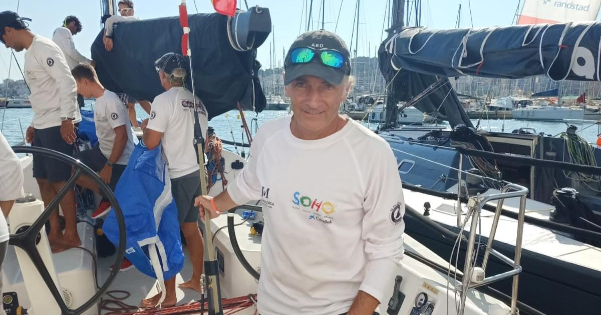 Javier Banderas, hermano de Antonio, regatea en Palma: «Soy muy monárquico»