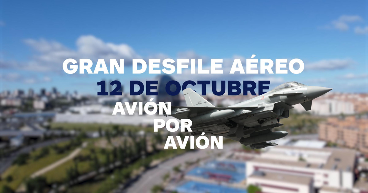 Vídeo: todos los aviones del gran desfile aéreo del 12 de octubre, en ...
