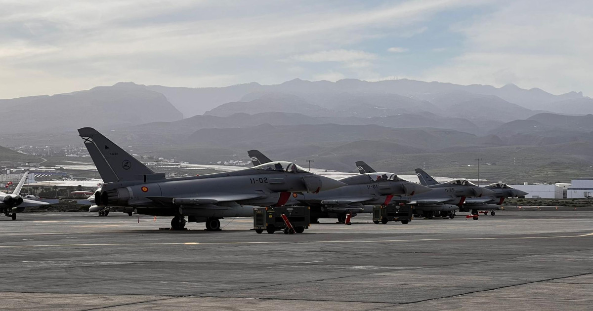 Ejército del Aire: Duelo de Eurofighter y F-18 en el mayor ejercicio ...