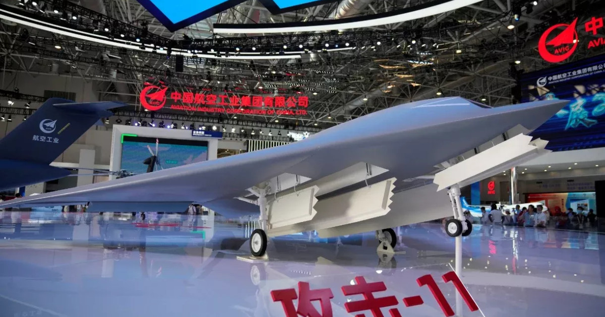 China exhibe el «sigiloso dron» GJ-11 que promete «la superioridad aérea»