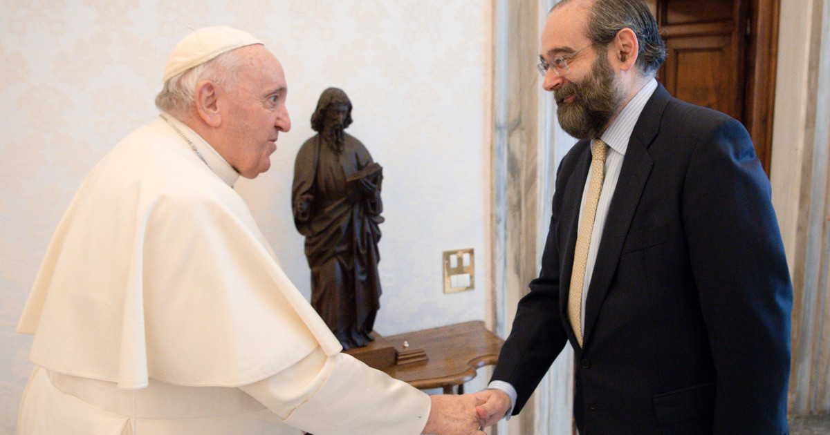 El Papa recibe en audiencia privada al presidente de la ACdP