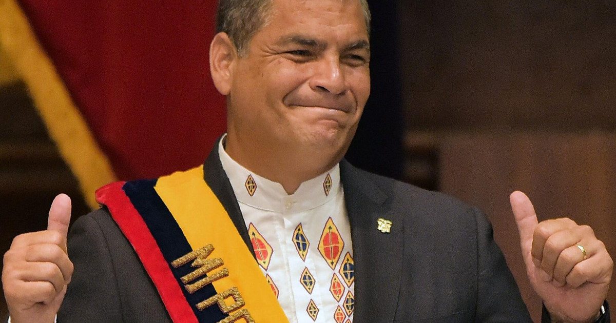 Rafael Correa celebra el triunfo de su partido en las elecciones municipales e imagina su ...