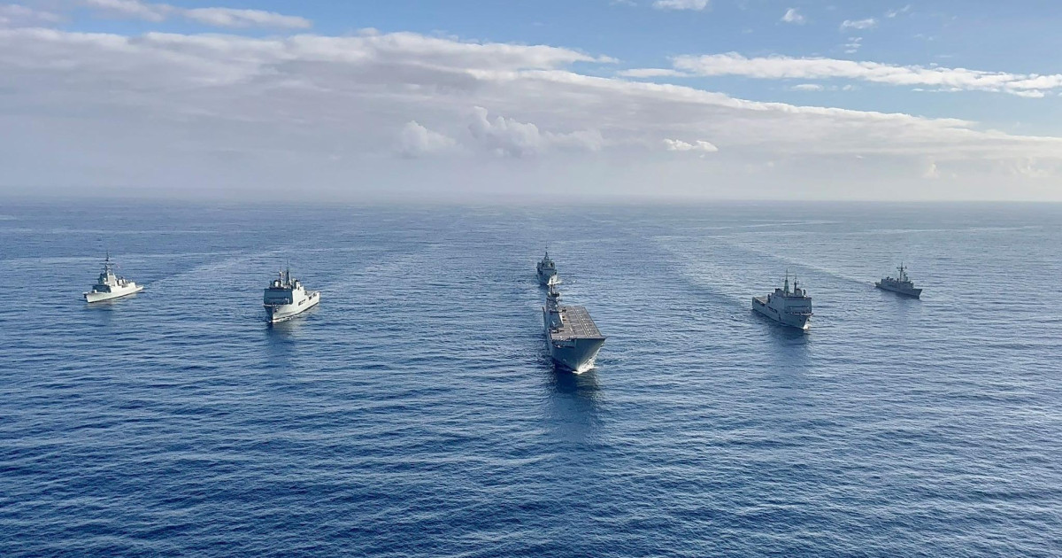 Defensa | Flotex-23: El mayor despliegue de la Armada española: 19 buques, 2 submarinos, 16 ...