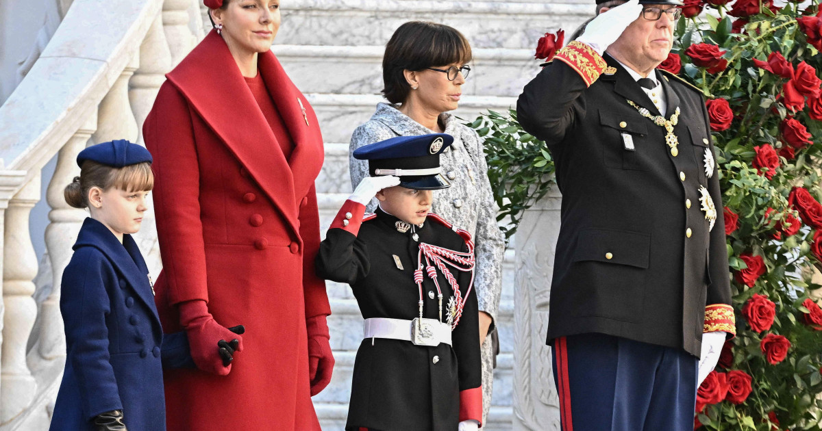 La Princesa Charlene hace sombra a la familia Grimaldi en el Día de la ...