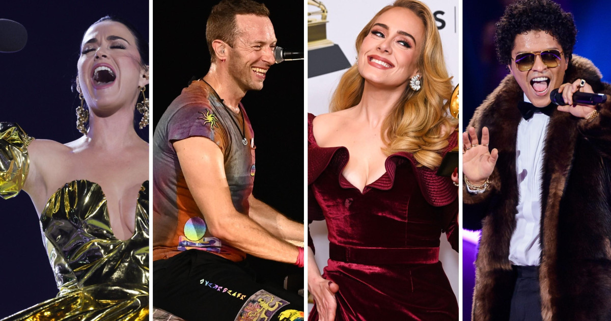 David Bowie, The Beatles, Adele, BTS, Coldplay... Así es la lista de ...