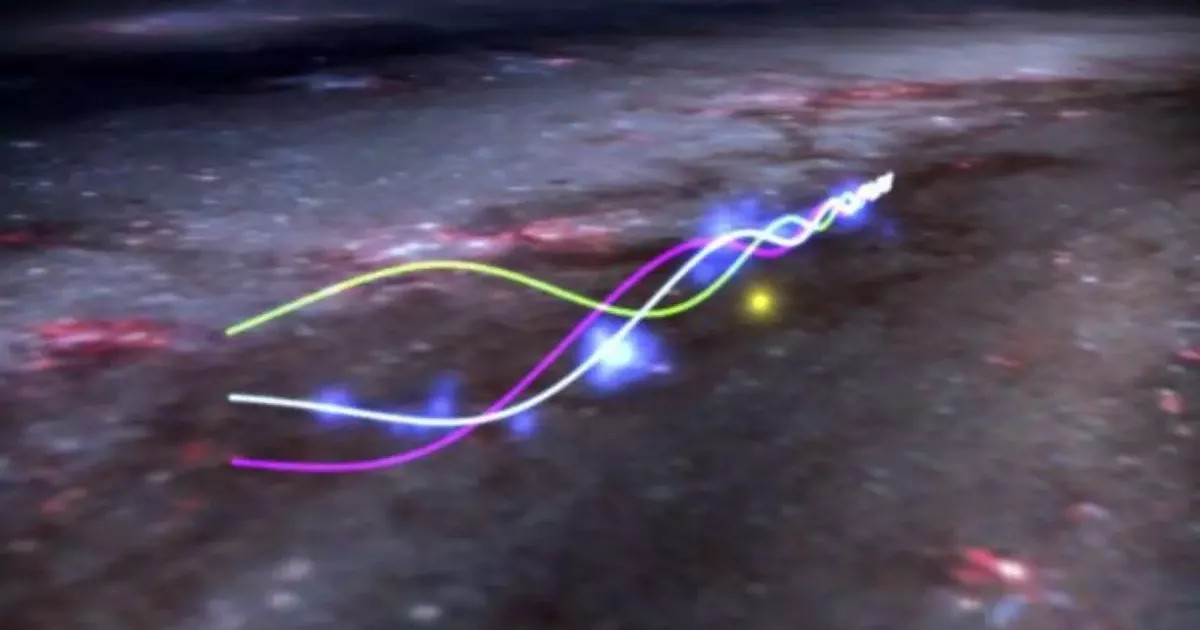 La extraña estructura serpenteante que se mueve como una ola cerca de ...