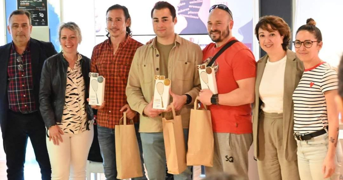 Merchán pisa el podio en el campeonato de squash de Castilla-La Mancha