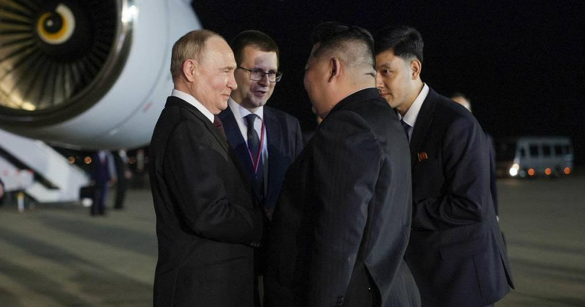 El «camarada Vladimir Putin» llega a Pyongyang en su primera visita a ...