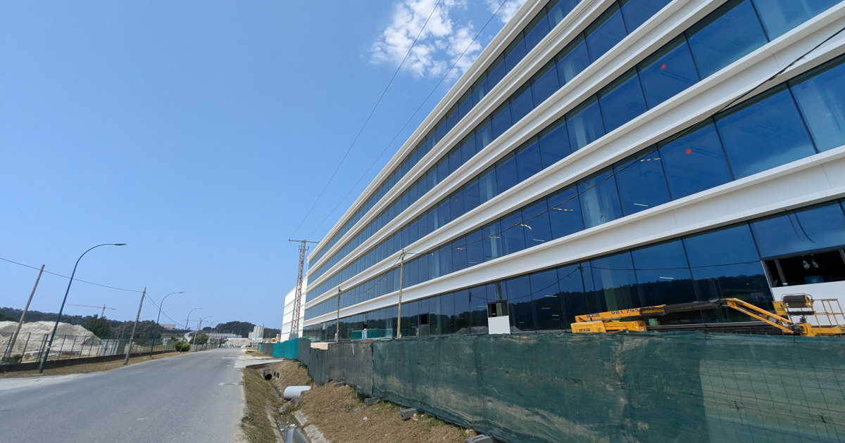 Así avanza la 'ciudad' que Inditex construye en La Coruña