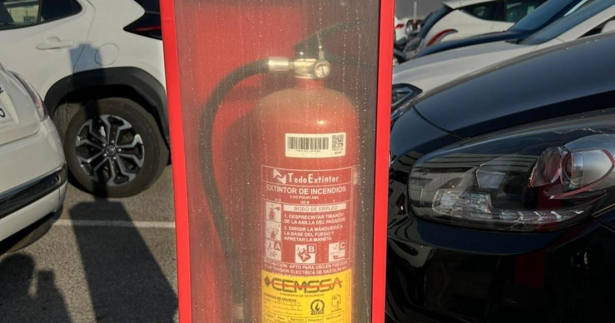 Los extintores de los aparcamientos del hospital Reina Sofía de Córdoba ...