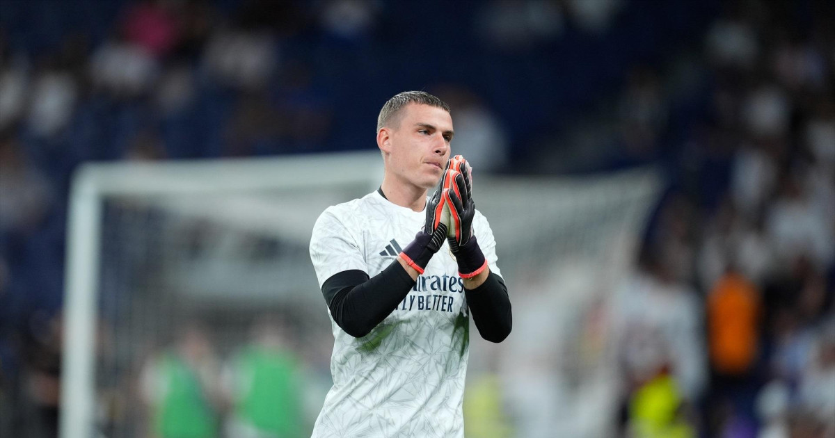 El hito que ha conseguido Lunin con el Real Madrid por su asistencia a ...