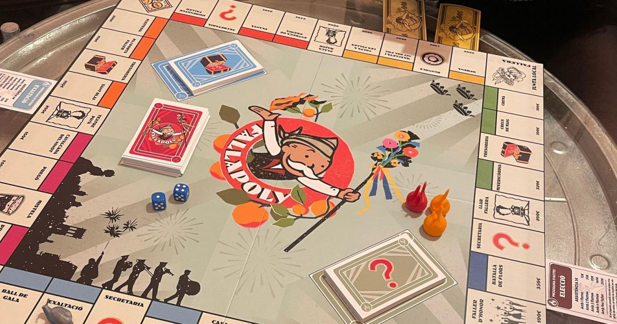 El curioso 'Monopoly' fallero que se han inventado en un pueblo de Castellón