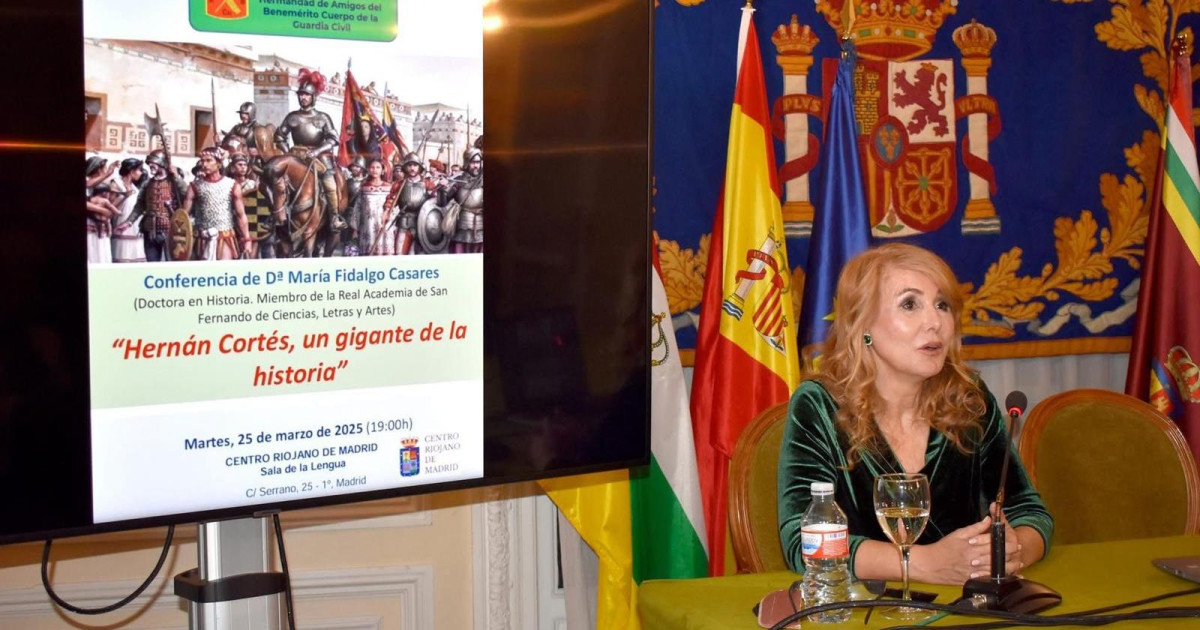 La historiadora María Fidalgo abarrota el Centro Riojano de Madrid con ...