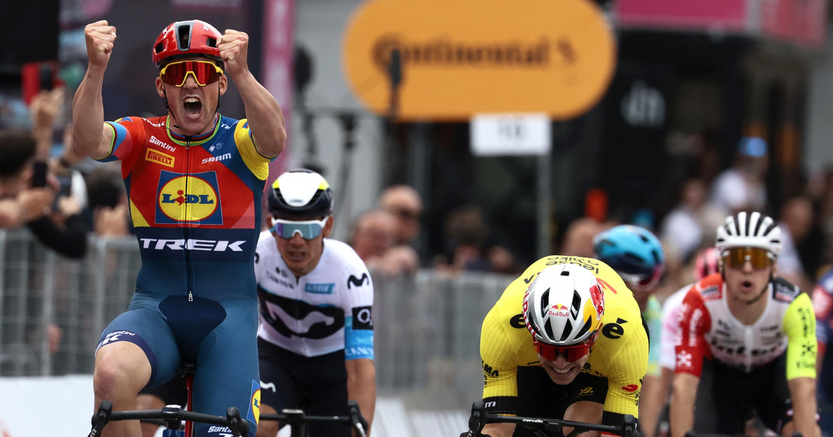 El danés Pedersen se convierte en el primer líder del Giro y Landa sufre una dura caída