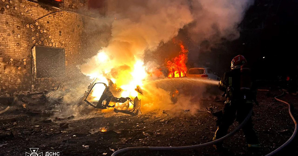 Rusia lanza un nuevo ataque masivo con drones y misiles contra Ucrania