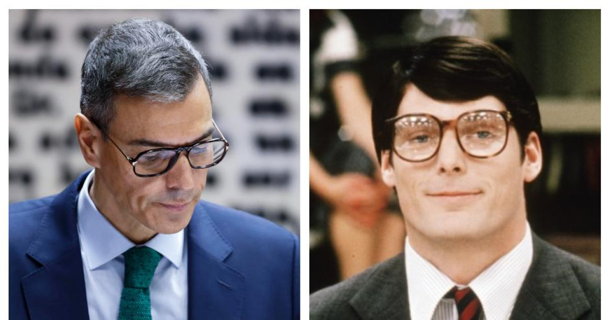 ¿Y si Sánchez quiso hacer ver con sus gafas que era Supermán?