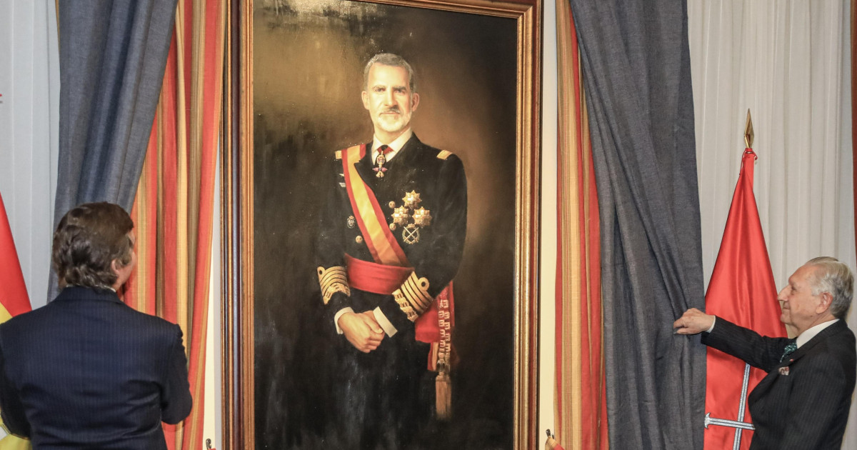 La Real Asociación de Hidalgos de España presenta el retrato del Rey ...