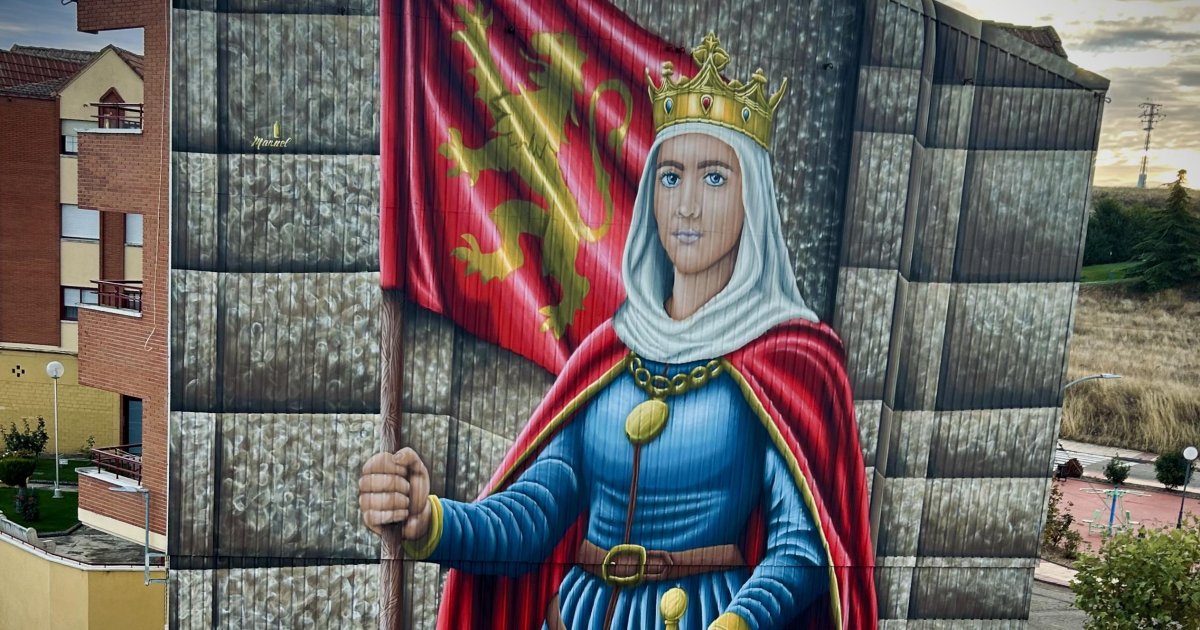 Un mural dedicado a Urraca I de León, primera reina de Europa, compite ...
