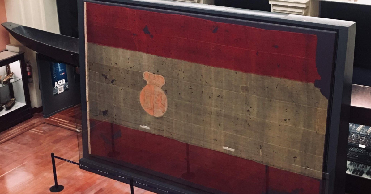 La rojigualda más antigua que se conserva en España ondeó en la batalla ...