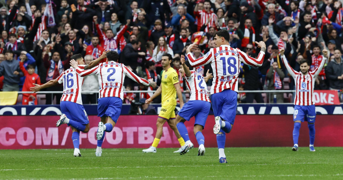 El Atlético se salva de la quema en un bronco partido ante el Getafe y ...