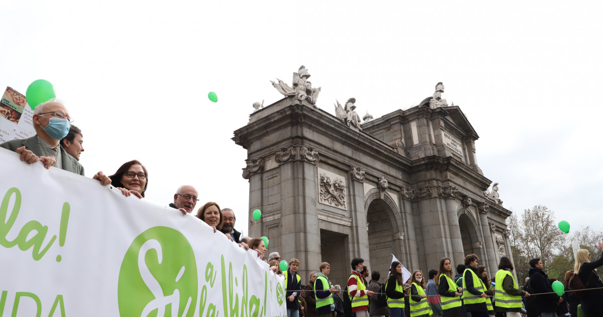 Las mejores imágenes de la marcha de los provida en Madrid