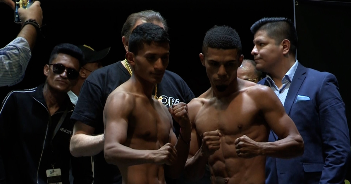 El Argentino Sosa y el panameño Pedroza están listos para subir al ring