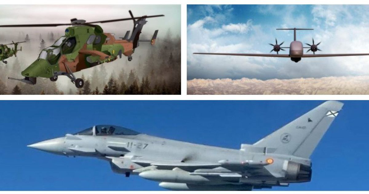 Eurofighter, Tigre y Eurodron: una inyección de 3.500 millones para el ...