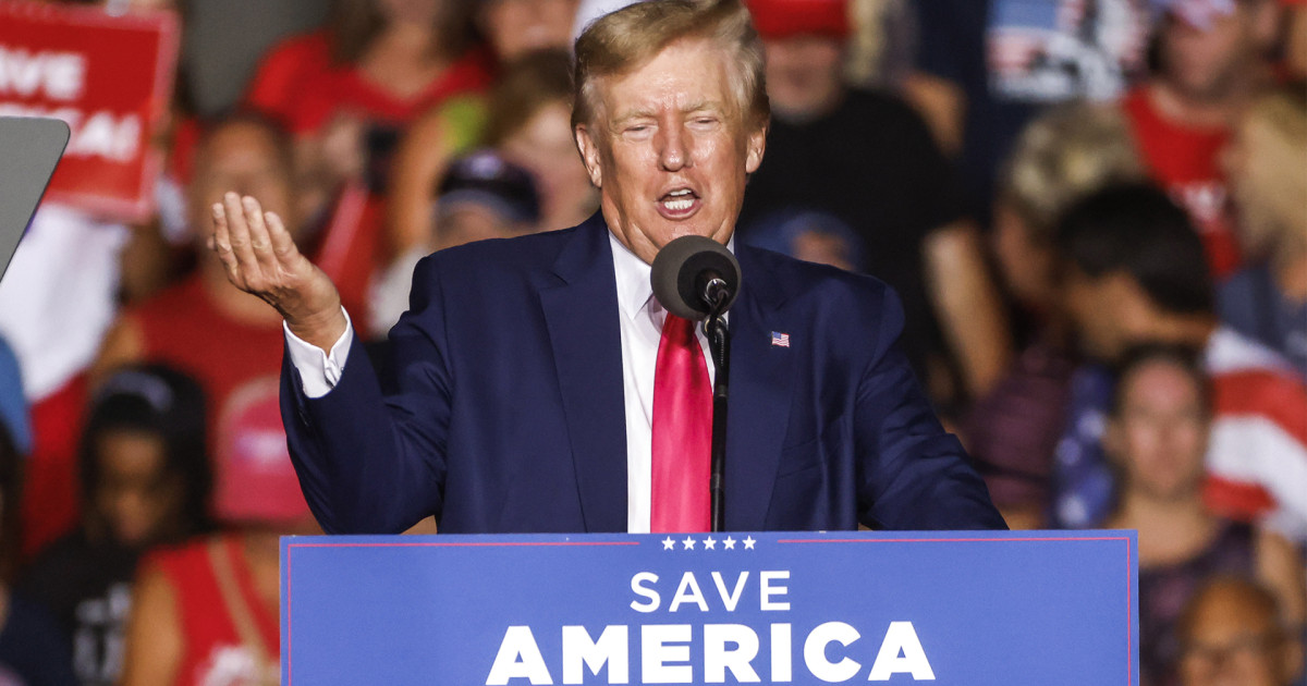 Trump participa en mitin de Wisconsin