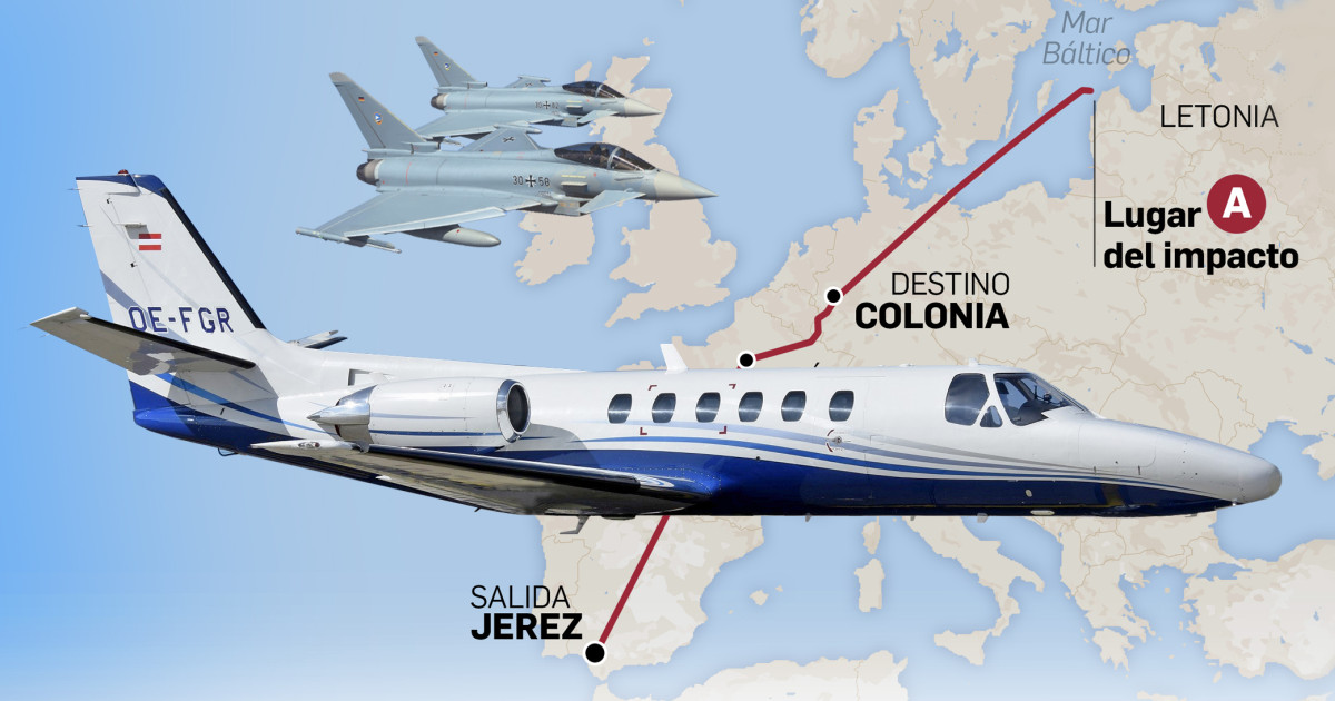 El avión de Jerez se estrelló tras recorrer 2.000 kilómetros con el ...