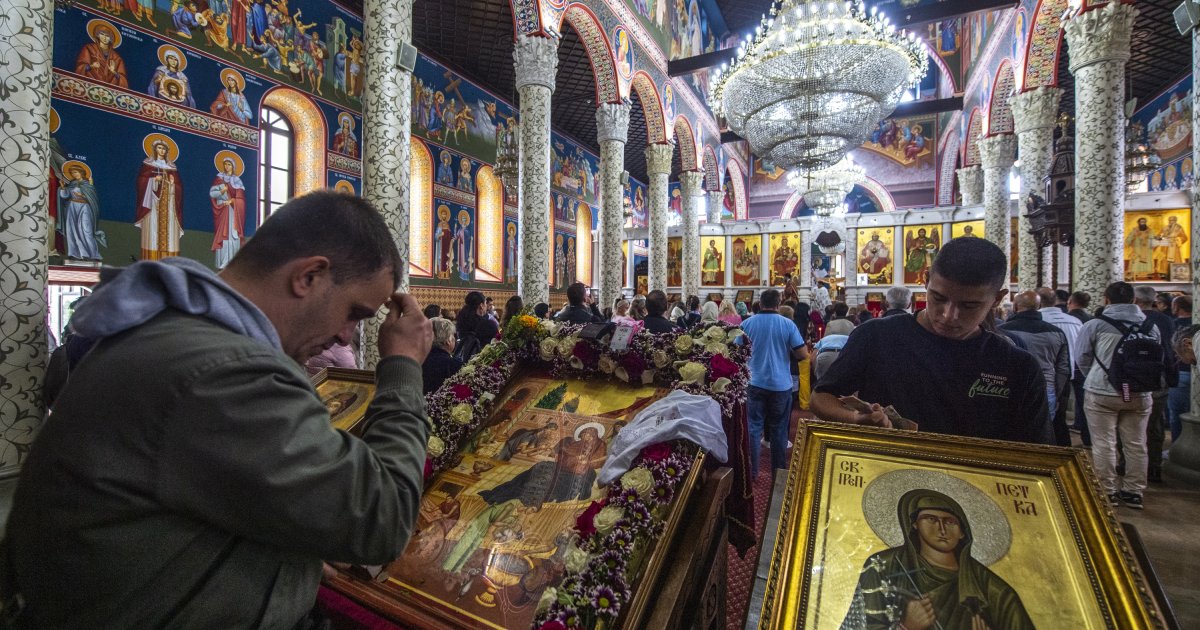 La Iglesia Ortodoxa macedonia celebra la Natividad de la Madre de Dios