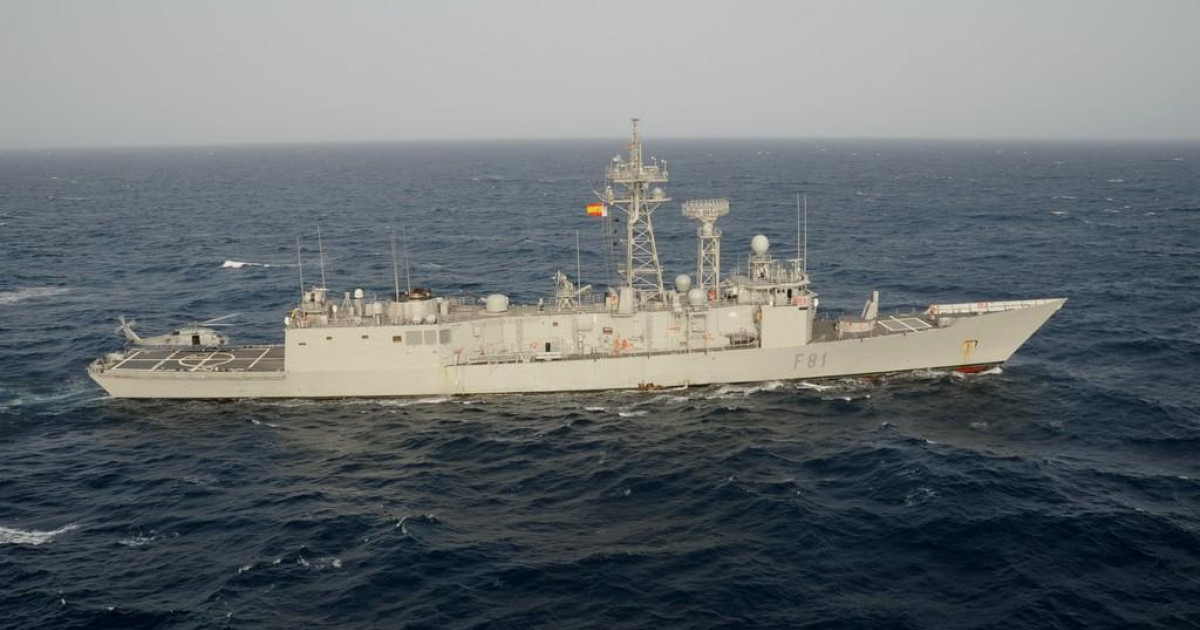 La Armada comienza a reparar la fragata Santa María para que pueda ...