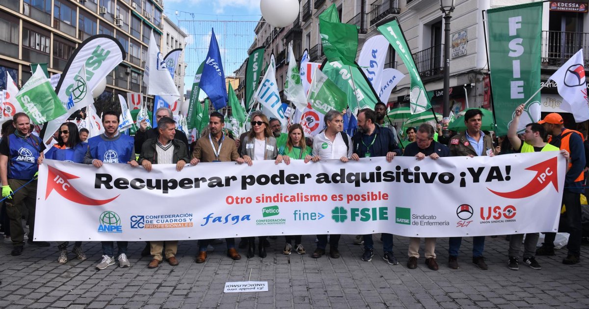 Los sindicatos vuelven a acorralar al Gobierno: exigen medidas urgentes ...