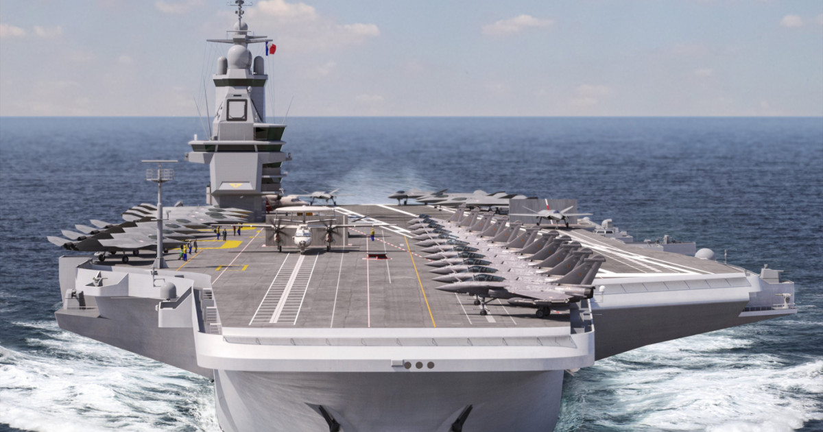 Defensa: El futuro portaaviones francés PA-Ng, un mastodonte nuclear ...