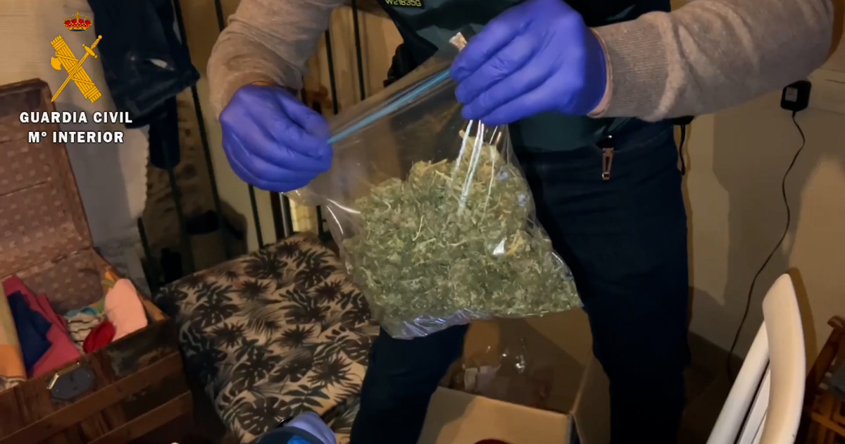 Desmantelado un punto de venta de drogas en una pedanía de Las Hurdes (Cáceres)