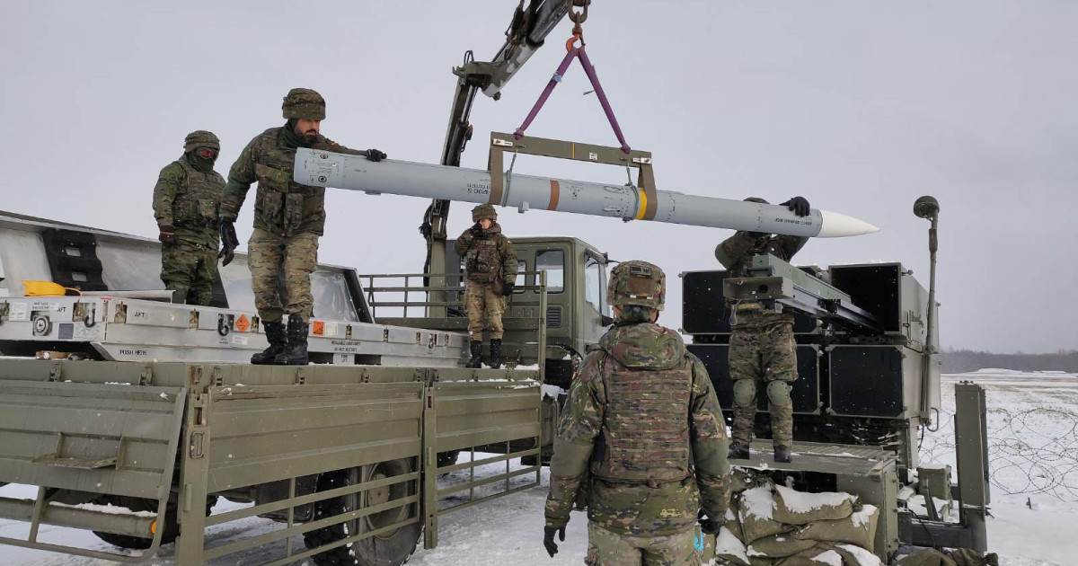 Fuerzas Armadas: La batería española de misiles Nasams, a prueba en ...