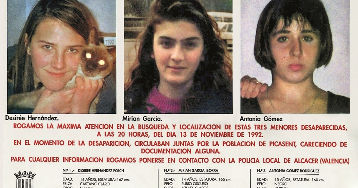 Comunidad Valenciana: 'Las niñas de Alcácer', el brutal crimen que sigue abierto 30 años después