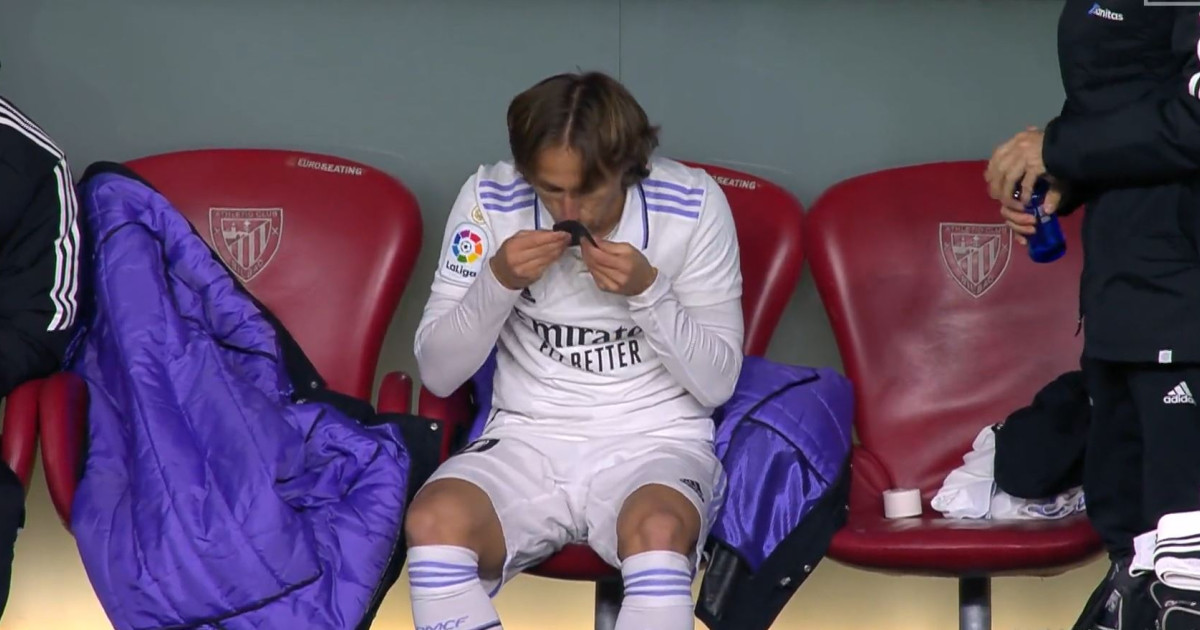 La intrahistoria del emotivo ritual de los 7 besos de Luka Modric a sus ...