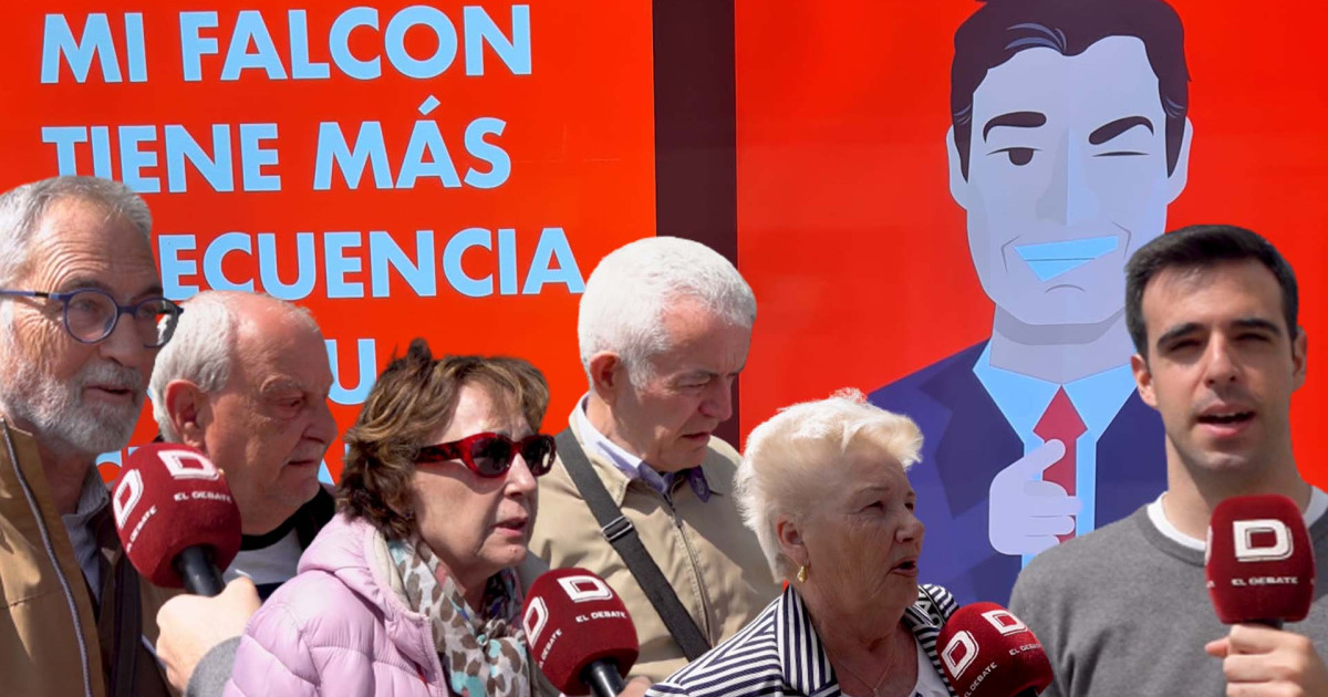 Los madrileños opinan sobre el cartel en Sol que critica el Falcon de ...
