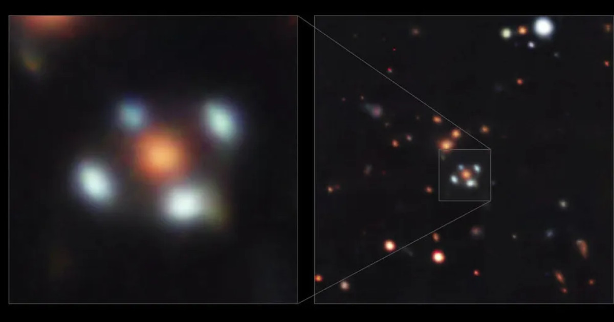 Publican la imagen de una 'flor' espacial