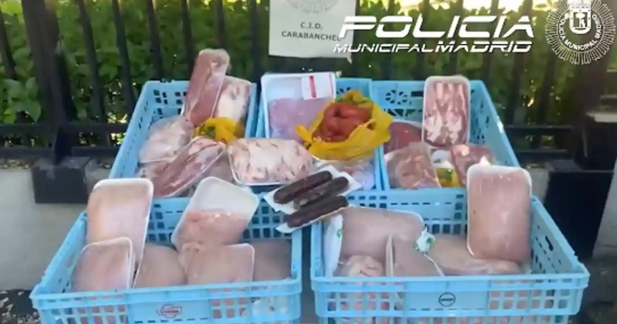 La Policía requisa 70 kilos de carne podrida con cucarachas que iba a entregarse a un ...