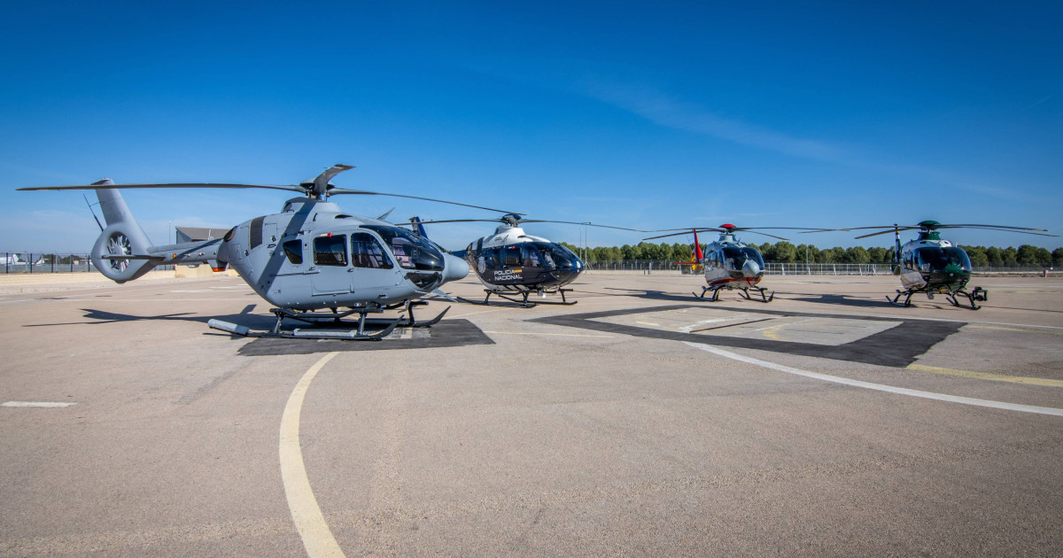 Fuerzas Armadas: Entrega simultánea de 4 helicópteros Airbus H-135 a la ...