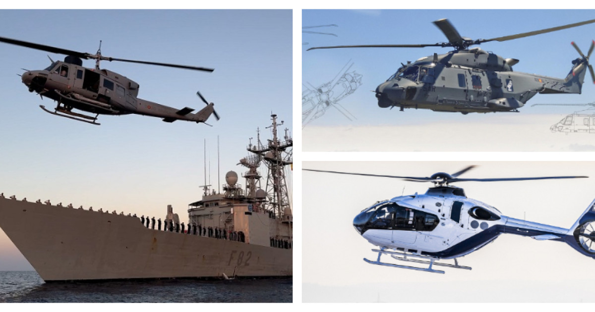 Armada española: Nace una nueva flotilla de aeronaves con nuevos helicópteros Airbus H-135 y NH-90