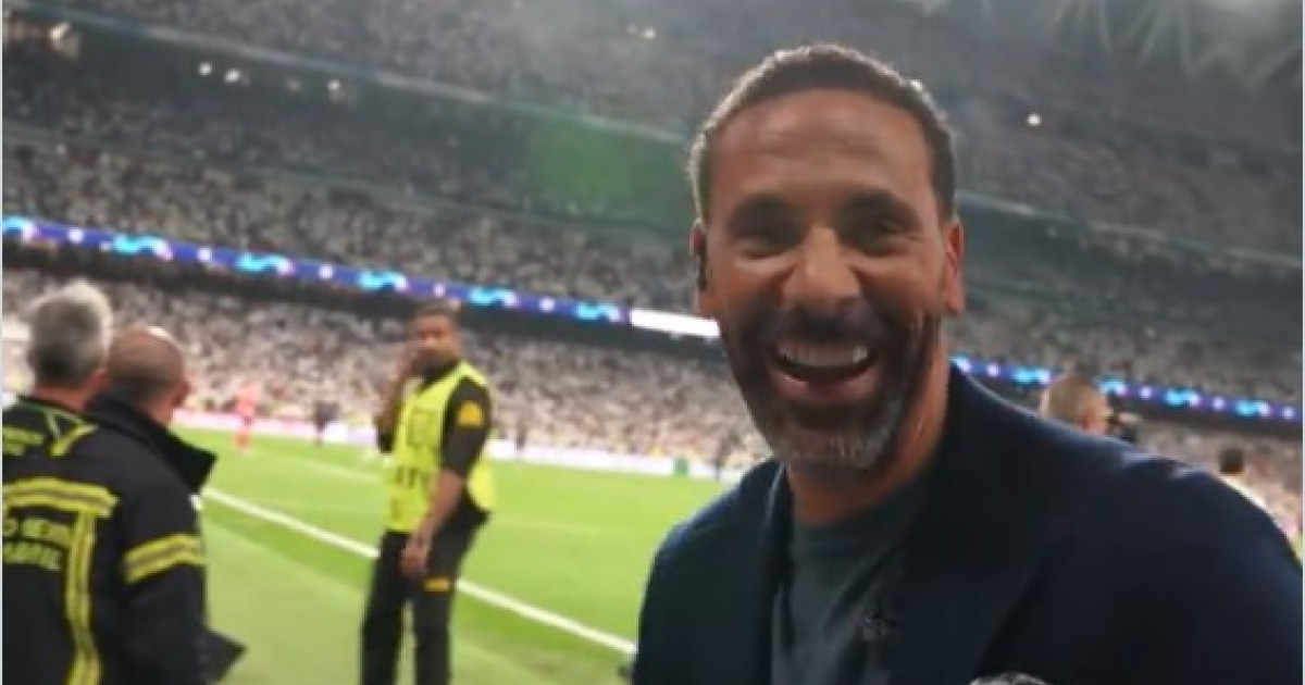 Rio Ferdinand enloqueció como un madridista más con el segundo gol de ...