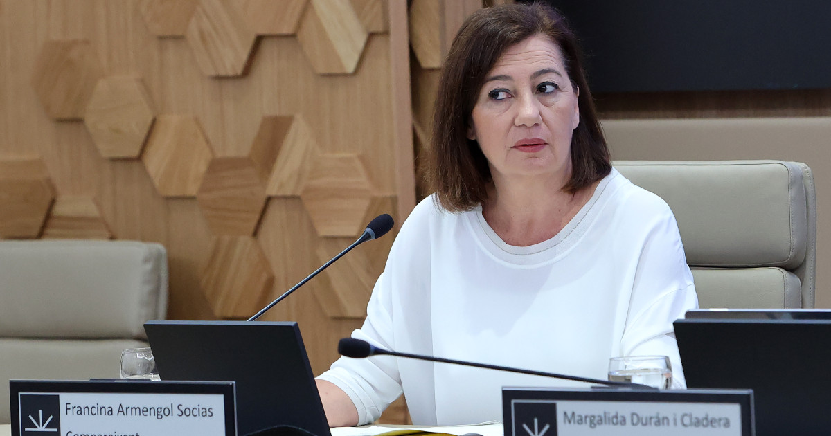 Armengol, ante la Comisión de Investigación por el caso PSOE, en directo