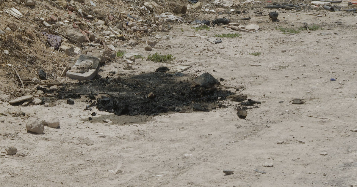 Las imágenes del macabro hallazgo de un torso calcinado en Alicante