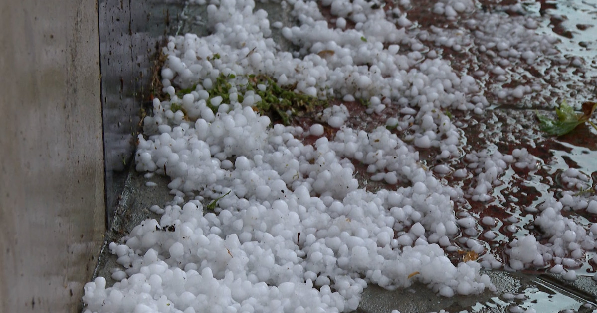 Estas son las zonas de España en las que se espera que pueda caer granizo