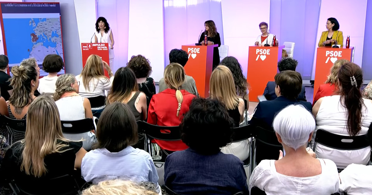 Montero y Redondo presentan el 'Mapa de la vergüenza' del PSOE, en directo