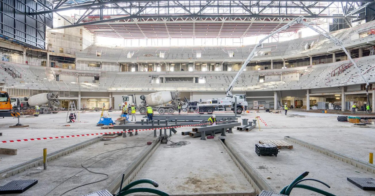 Las obras del Roig Arena, desde dentro: así avanza el último obsequio ...