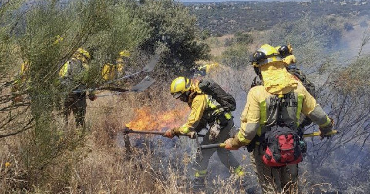 Una chispa de una radial podría ser la causa del incendio de El Molar ...